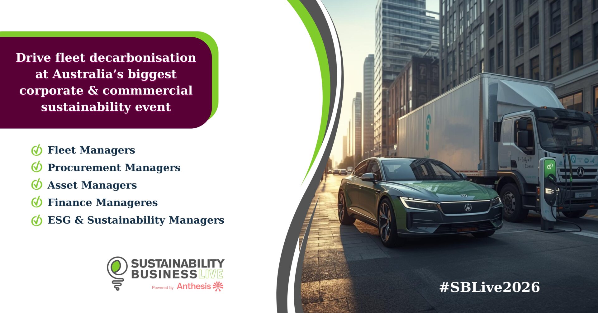 Drive fleet decarbonisation at Australia’s biggest Sustainability Event ...